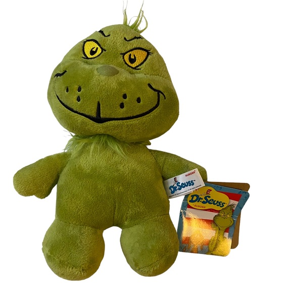 Aurora | Toys | Aurora Dr Seuss Baby Grinch Stuffed Toy Plush The ...